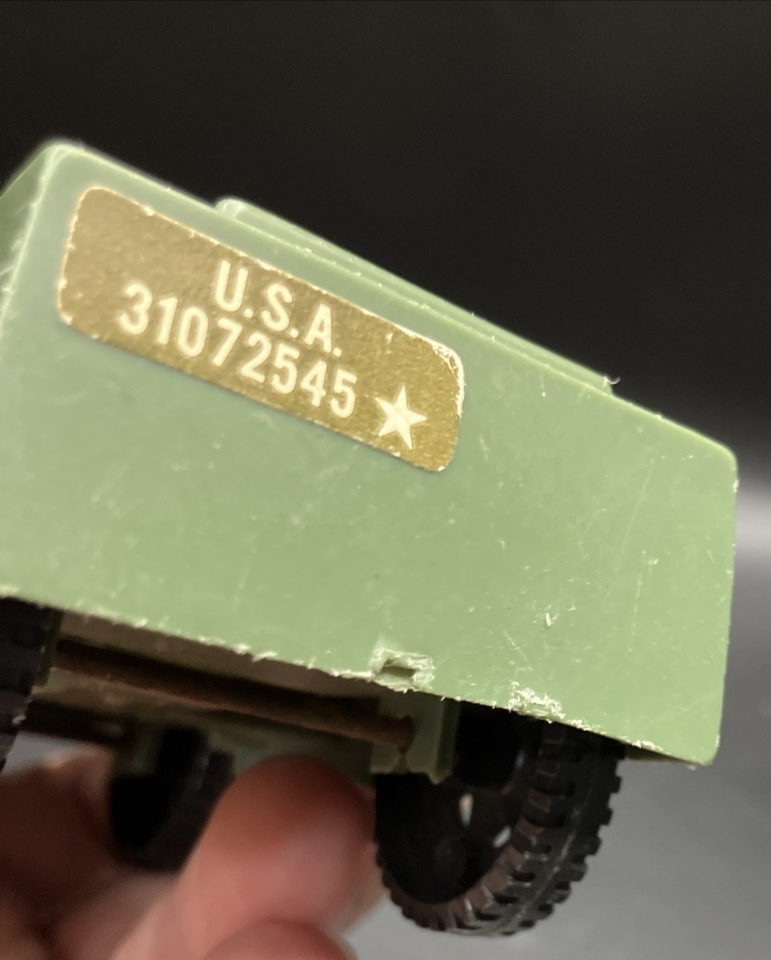 TIM-MEE Toys Army Jeep Vintage 1960s Plastic Made in U.S.A. Factory ...