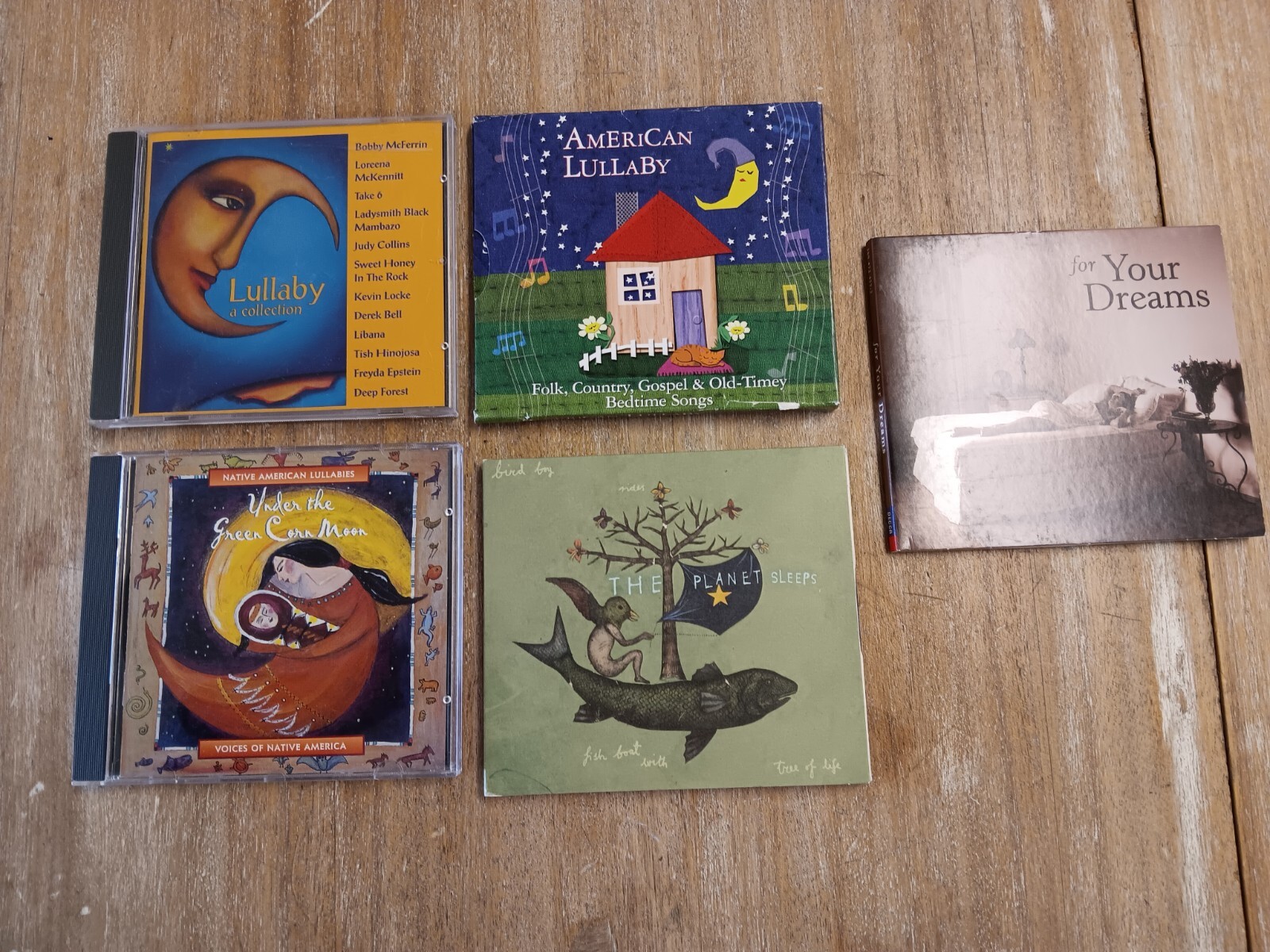 5 CDs Lullaby Collection of Sleep Music Lullabies for Baby, Child, and ...