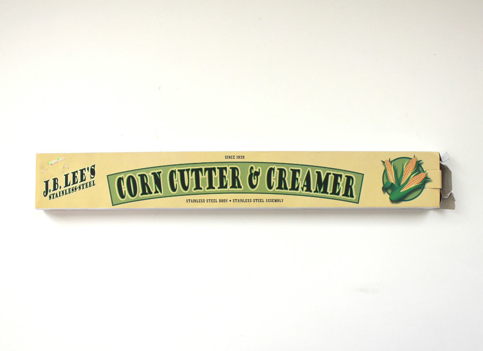 JB Lee's Corn Cutter Stainless Steel Kitchen Utensil Creamer on the Cob ...