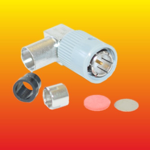 75 Ohm LOT=2 RFT GERMANY BNC MALE RIGHT ANGLE CABLE PLUG RF CONNECTOR ...