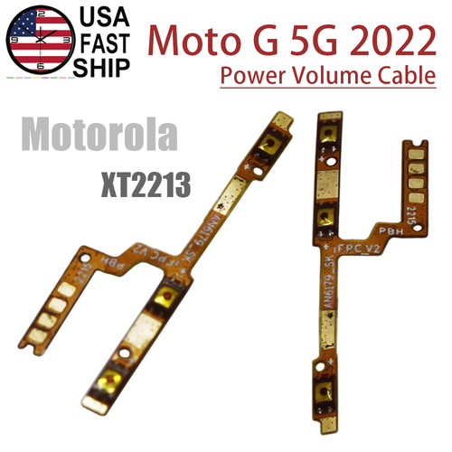 Original Power Volume Button Flex Cable Key For Motorola Moto G 5G ...