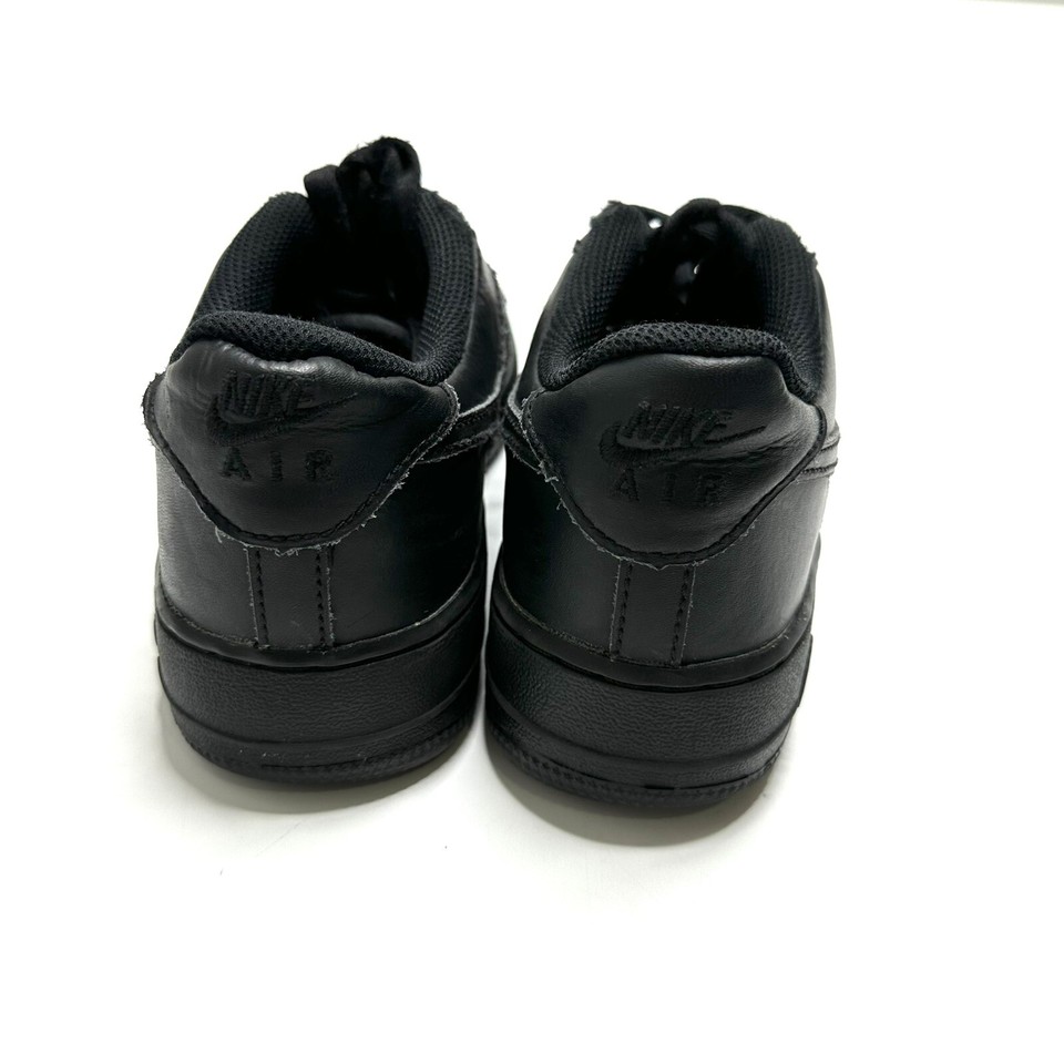 Nike Air Force 1 Low LE Triple Black Youth Size 6Y Shoes Sneakers ...