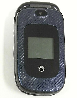 ZTE Z222 GoPhone - Dark Blue and Black ( AT&T ) Cellular Flip Phone ...