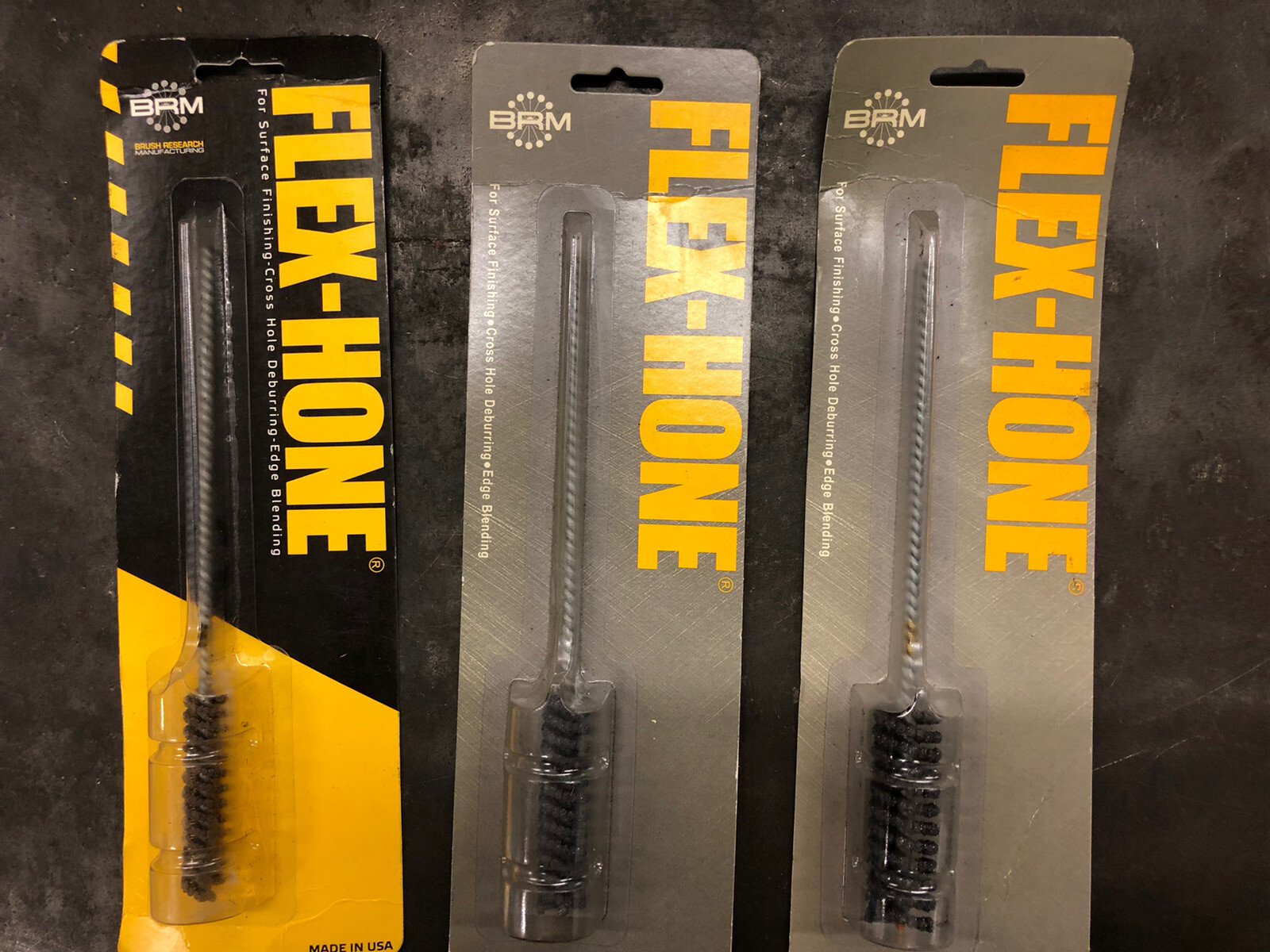 12mm 120AO Grit 14mm 120SC Grit & 18mm 80BC Grit Flex Hones All 3 For 1 ...