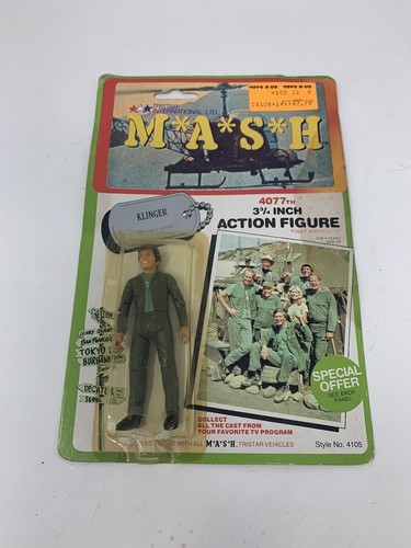 TRISTAR ~ M.A.S.H. ~ KLINGER ~ ACTION FIGURE ~ 1982 ~ 4077th- PLEASE ...