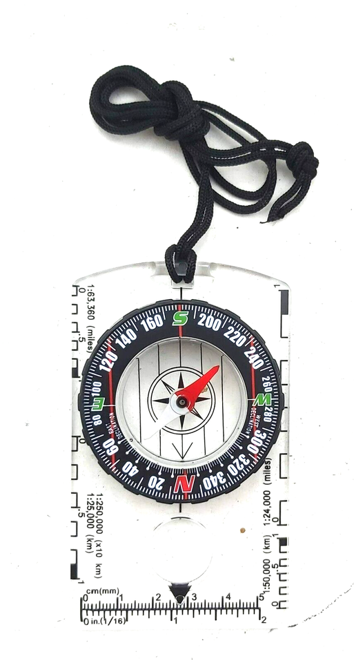 Magnifying Orienteering Compass Map Reading Hiking Camping | eBay UK