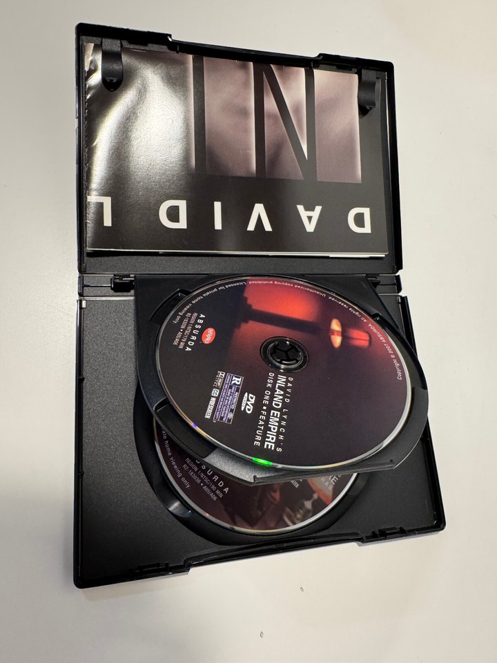 SIGNED DAVID LYNCH Inland Empire 2 Disc DVD Special Edition w Poster ...