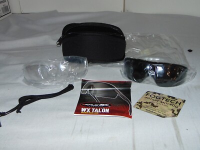 NEW IN BAG USGI ISSUE WILEY X TALON 2 LENS BALLISTIC GLASSES SET | eBay