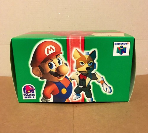 Taco Bell Nintendo Gift Box Mario Bowser Starfox Donkey Kong Diddy Kong ...