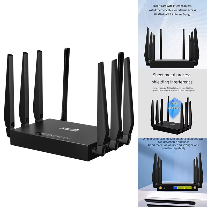 Australian 5G 4G Industrial Grade Modem Wifi Router 1200Mbps 8 Antenna ...