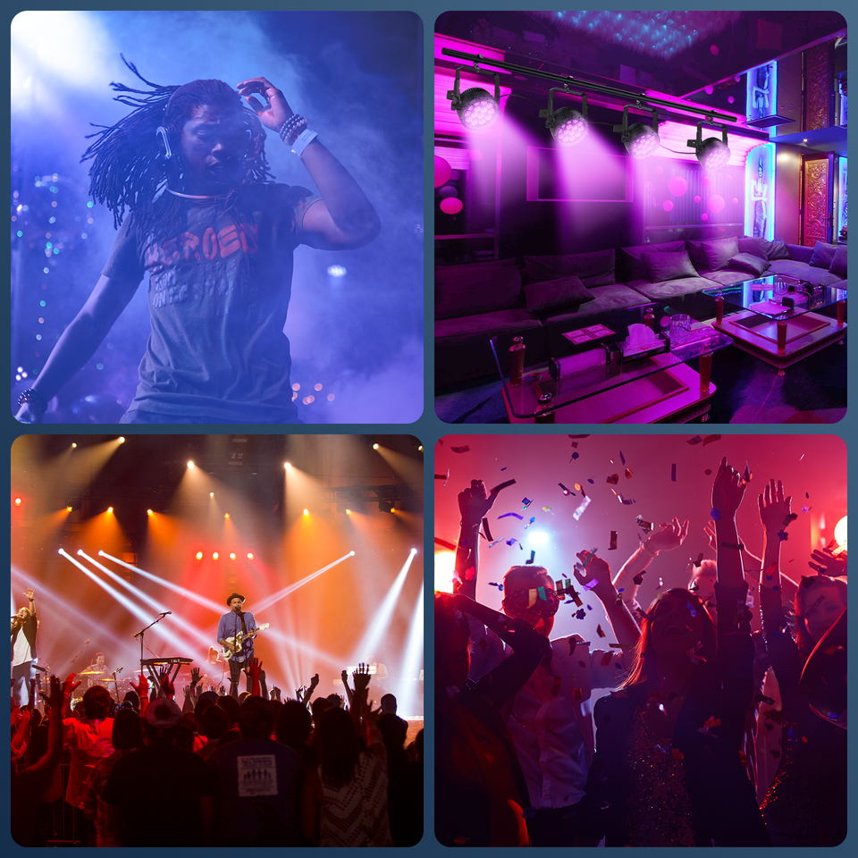 10X IP65 Waterproof 14LED Par Light 280W RGBW DMX DJ Garden Club Stage ...