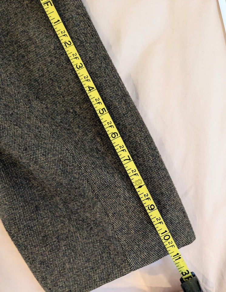 Vintage Frank Brothers Fenn & Feinstein Wool Overcoat Brown / Green ...