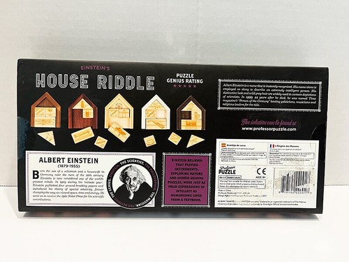 Professor Puzzle Ein2322 The Einstein Collection Einstein's House ...