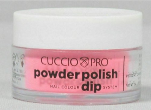 Pro Powder Polish Nail Colour Dip System - Bright Neon Pink by Cuccio ...