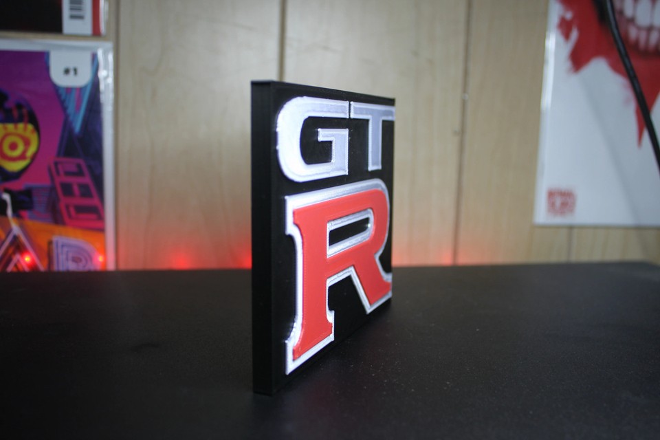 Nissan GTR 3D printed Logo Sign Wall Desk Shelf Art | eBay