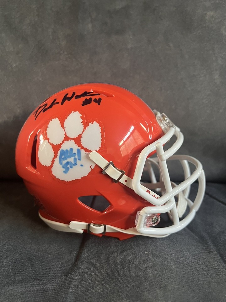 Deshaun Watson Signed Clemson Mini Helmet with COA(Read) | eBay
