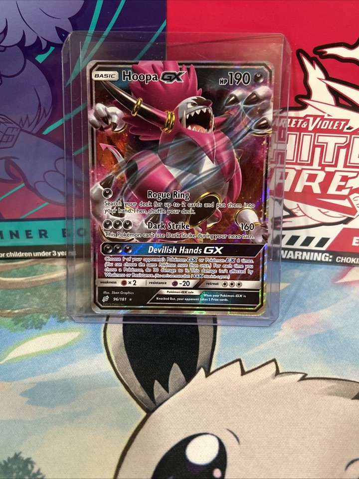 Pokémon TCG 2019 Hoopa GX 96/181 Ultra Holo Rare Team Up NM | eBay