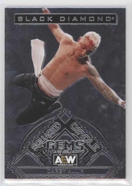 2024 Upper Deck Black Diamond AEW Squared Circle Gems /99 Darby Allin # ...