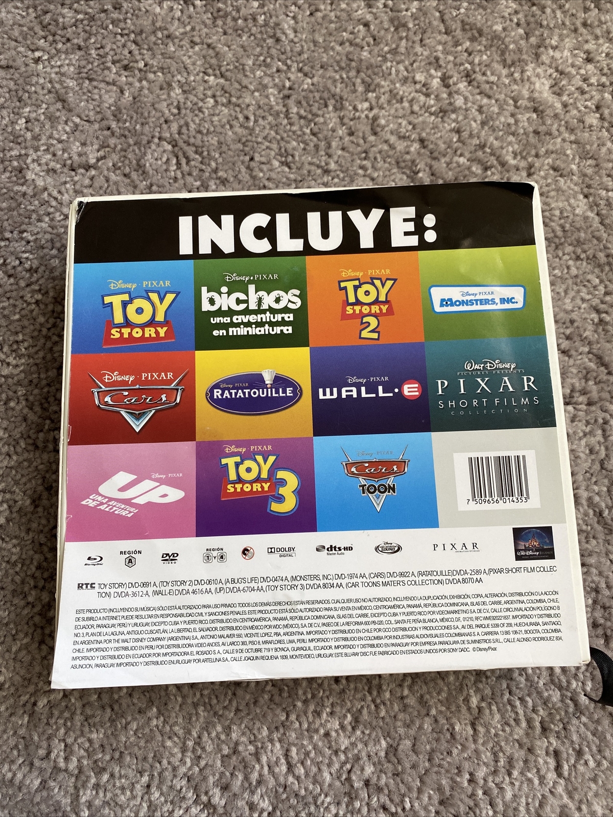 Boxset Disney/Pixar Blu Ray Collection | eBay