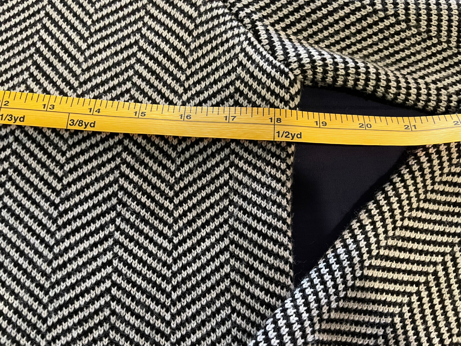 Gio & Gio Made In Italy Wool Blend Black White Cardigan Sweater Small ...