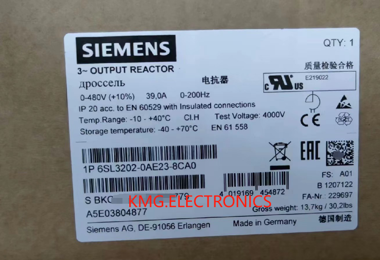 NEW SIEMENS 6SL3202-0AE23-8CA0 6SL3202-0AE23-8CA0 U3 1year warranty | eBay