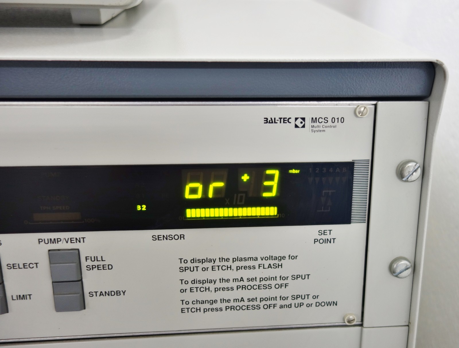 LEICA BAL-TEC MED 020 HIGH-VACUUM CARBON/SPUTTER COATER w QSG 060 ...