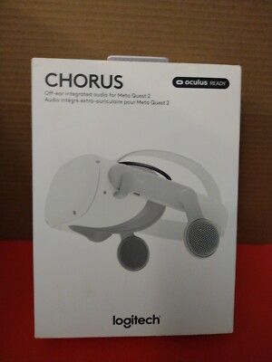 Chorus Logitech VR Off-Ear Integrated Audio for Meta Quest 2 White, New In Box | eBay