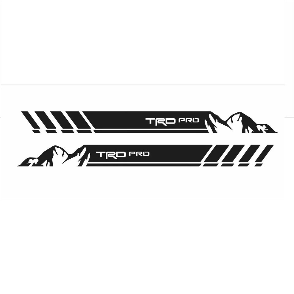 Toyota Tacoma Trd Pro Off Road Rocker Panel Decal Sticker Tundra 6" x ...