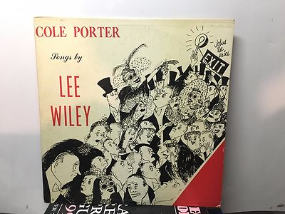 LEE WILEY - Cole Porter Songs ~LIBERTY MUSIC SHOP 10" 1003 {nm orig ...