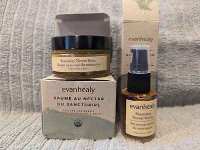 EVANHEALY Sanctuary Nectar Balm 1.4 FL & Nectar Serum 0.5 FL Bundle ...
