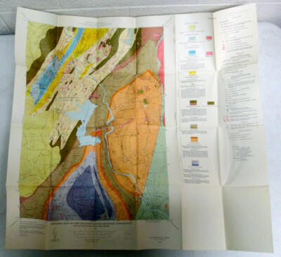 Lot 12 USGS Connecticut Topographic Quadrangle Geology Books + Color ...