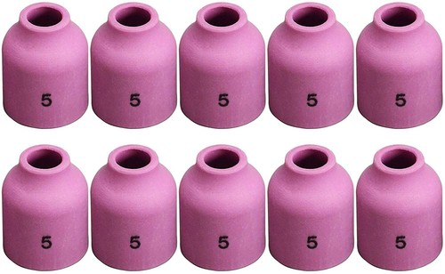 TIG Gas Lens Alumina Nozzle Ceramic Cup 53N59 5# 5/16" Fit WP 9 20 24 ...