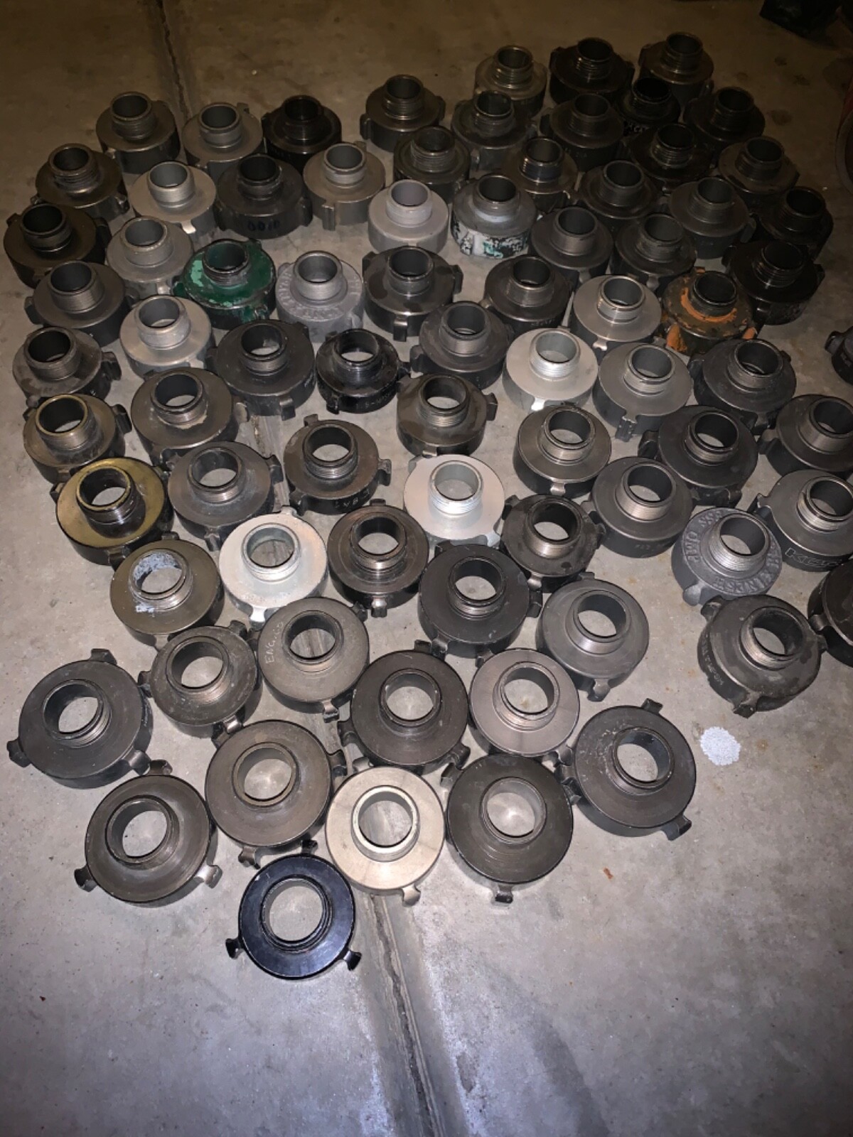 1.5" NH to 1" NPSH Fire Hose Adapter Fittings FSS Firefighting Forestry ...