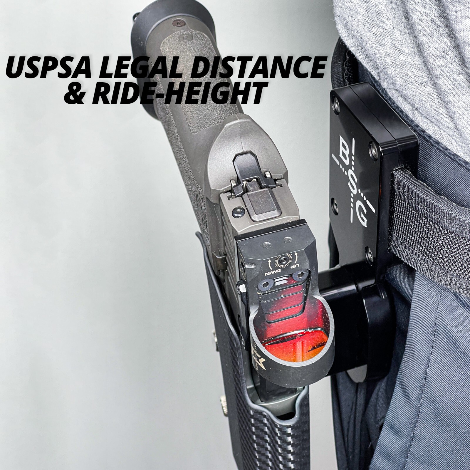 Pro Heavy Duty Competition Holster fits Glock 17,19,22,31,44,45 w/ TLR7 ...