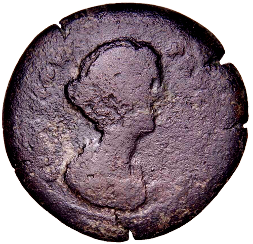 RARE EGYPT. Alexandria. Faustina Junior, Augusta, 147 Drachm Roman Coin ...