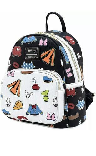 Loungefly X Disney Sensational 6 Outfits AOP Mini Backpack Mickey ...