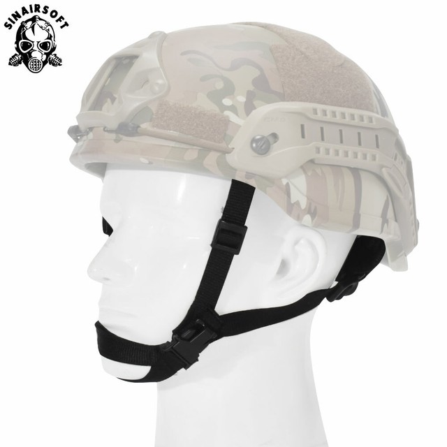 Tactical Mich ACH Helmet Retention System H-nape Chin Strap Airsoft ...