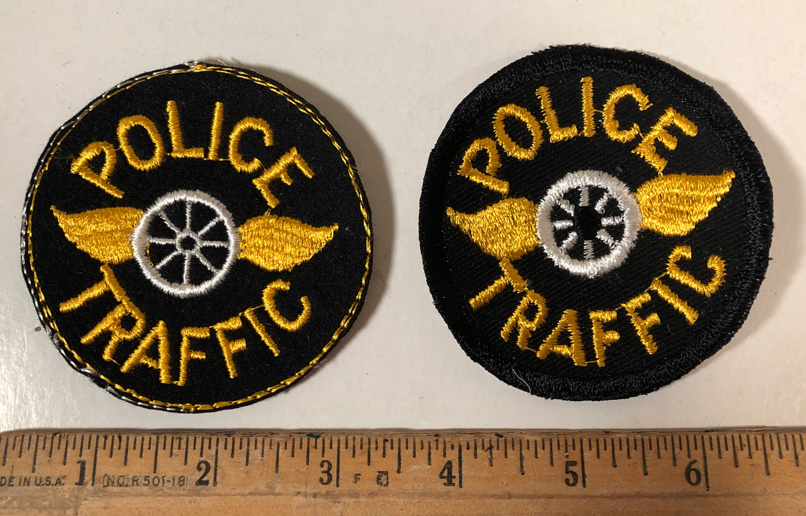Lot Of 2 Vintage Police Traffic Patch Ohio Sew On | eBay