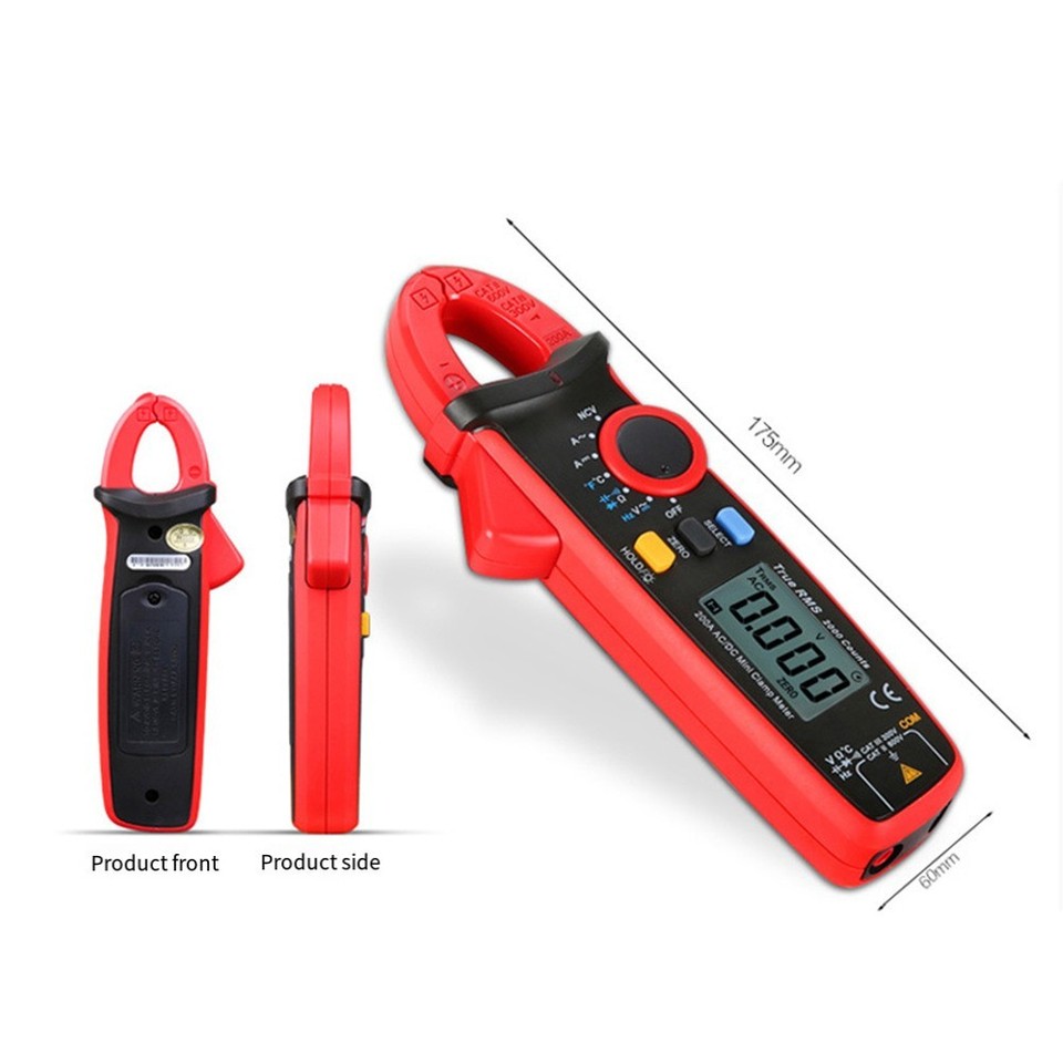 UT210D Digital Clamp Meter Suitable for DIY Electrical Projects and ...