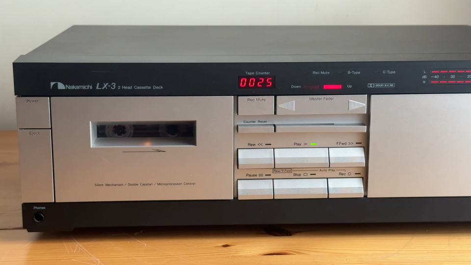 Nakamichi LX-3 cassette deck tape deck vintage retro hi-fi audio player ...