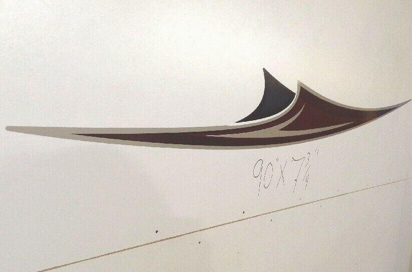 SET OF KEYSTONE 2011 LAREDO DECALS 90x7.25" RV SIDE SPEAR STRIPES ...