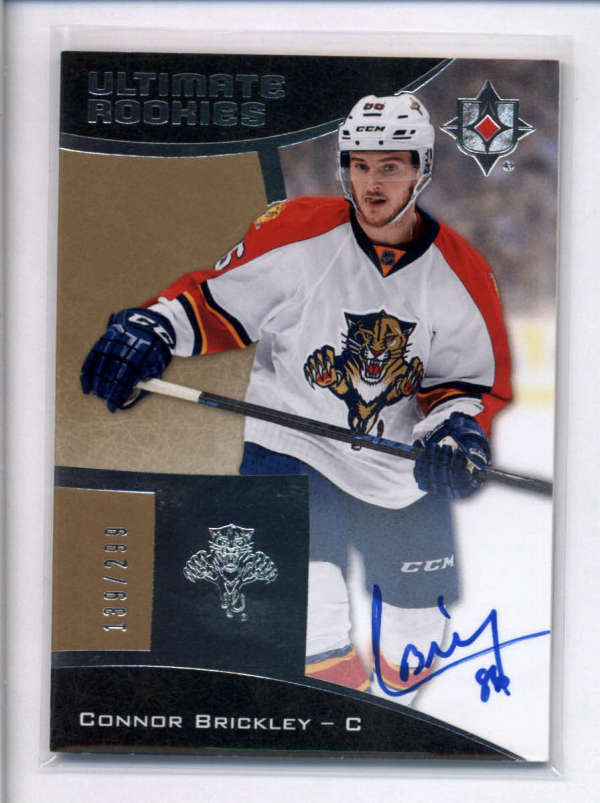 CONNOR BRICKLEY 2015/16 UPPER DECK ULTIMATE ROOKIE AUTOGRAPH AUTO #/299 ...