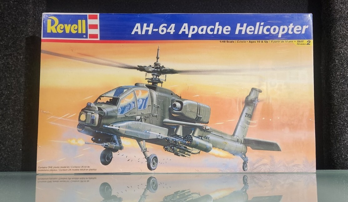 Revell AH-64 Apache Helicopter 1:48 Factory Sealed | eBay
