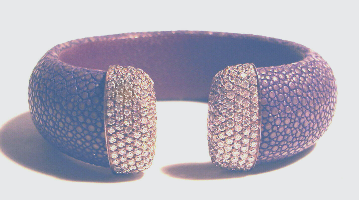 CORONA Statement PLUM STINGRAY Rose Gold VERMEIL 925 … - Gem