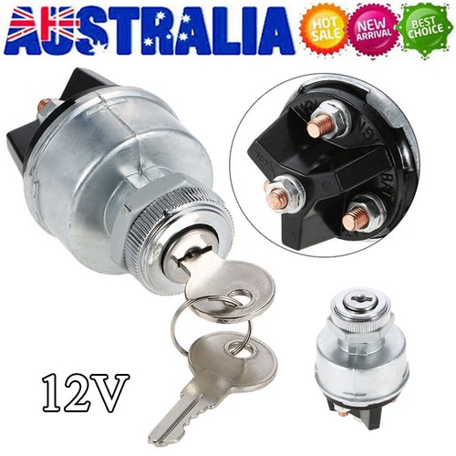 Ignition Switch Starter with 2 Keys Universal for Car Tractor Trailer ...