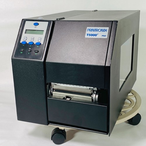 Printronix T5204r Thermal Transfer Label Printer LAN USB Bad Printhead ...
