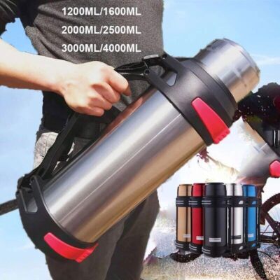 Large Thermos Bottle Vacuum Flasks Stainless Steel Insulated Water ...