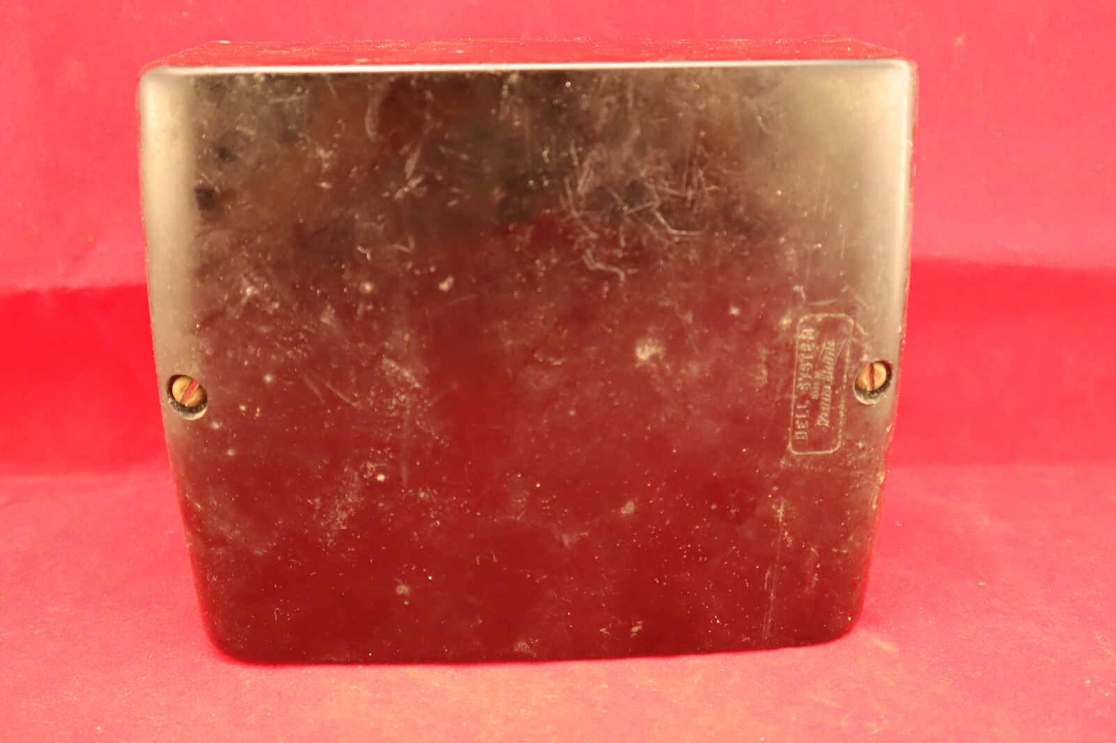 Vintage 1957 Western Electric 685A Bell System Black Telephone Ringer ...