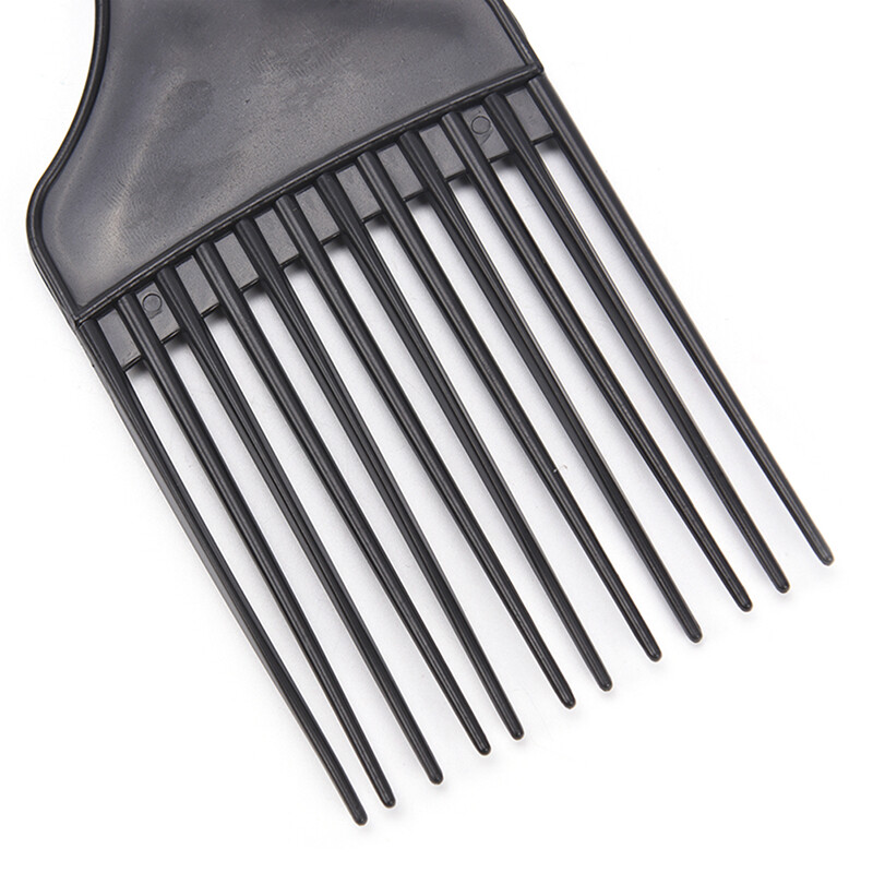 Plastic Salon Curly HairdressingDIY Comb Wide Tooth Pick Fork Combs ...