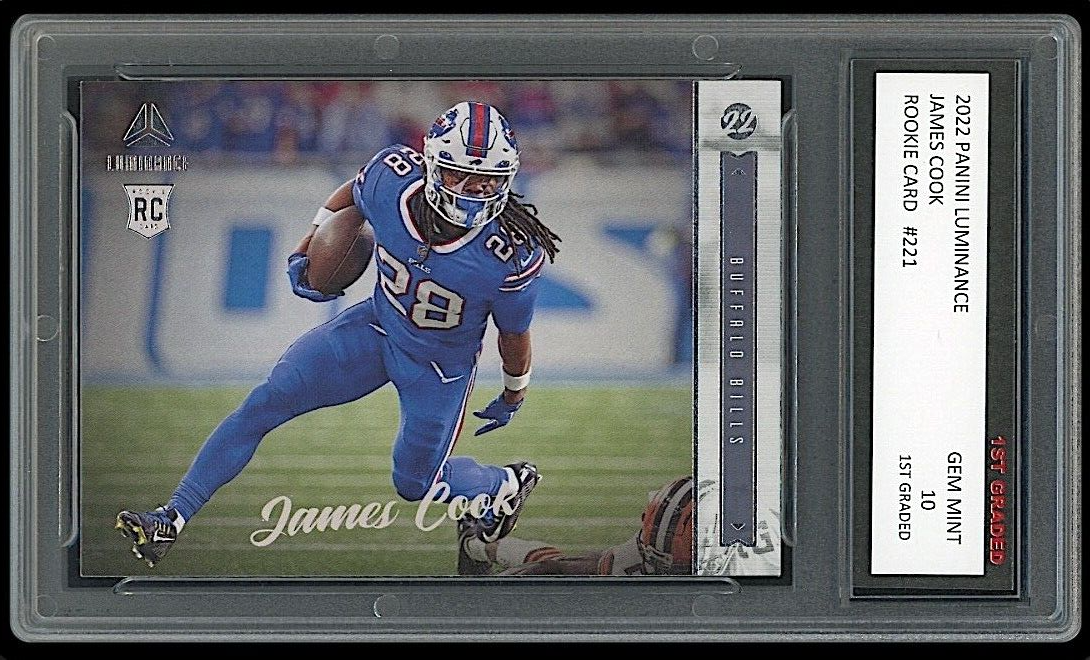 2022 Panini Chronicles - Luminance Update Rookies James Cook #221 (RC ...
